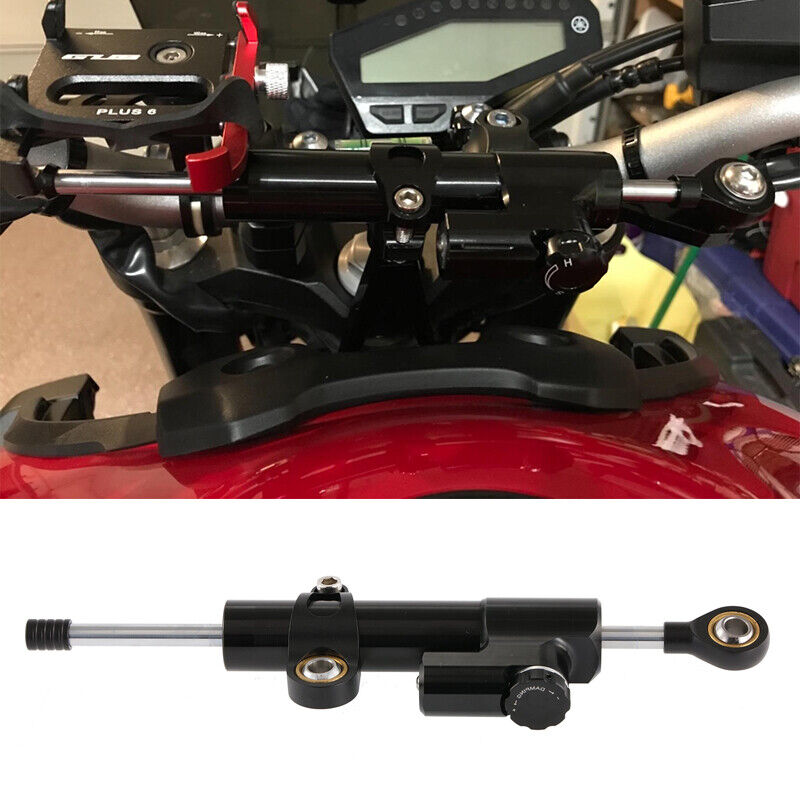 CNC Steering Damper Stabilizer For Harley Dyna Softail Road King Street ...