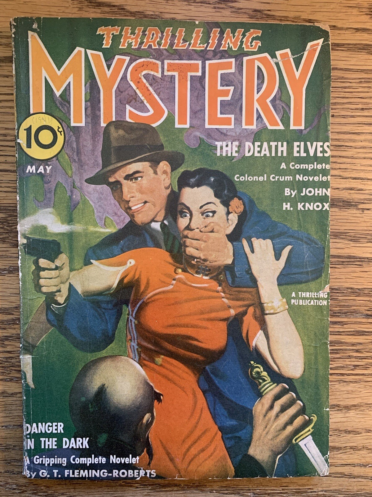 RARE may 1941 THRILLING MYSTERY PULP Classic Cover FN | eBay