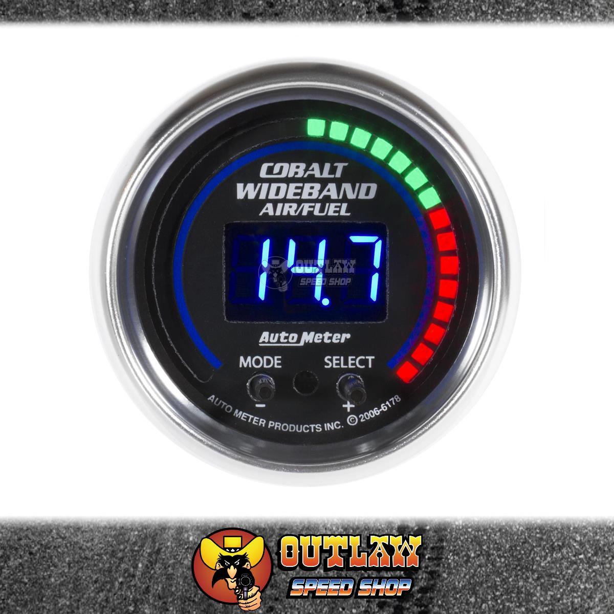 AUTOMETER AIR/FUEL RATIO GAUGE DIGITAL WIDE BAND 2-1/16" PROGRAMMABLE ...