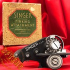 Vtg SINGER Pinking Attachment Godzilla Pinker Featherweight 221 222 201 ...