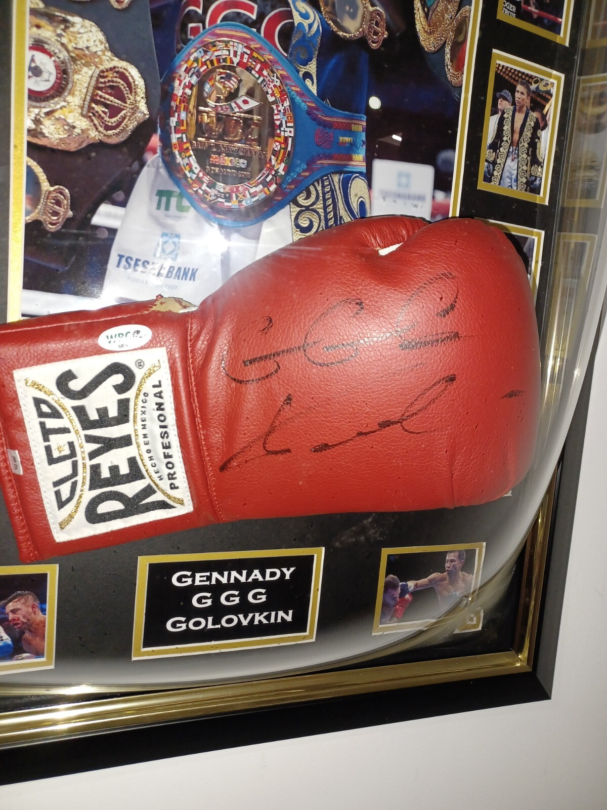 Framed Gennady Golovkin GGG Signed Boxing Glove Autographed Display | eBay