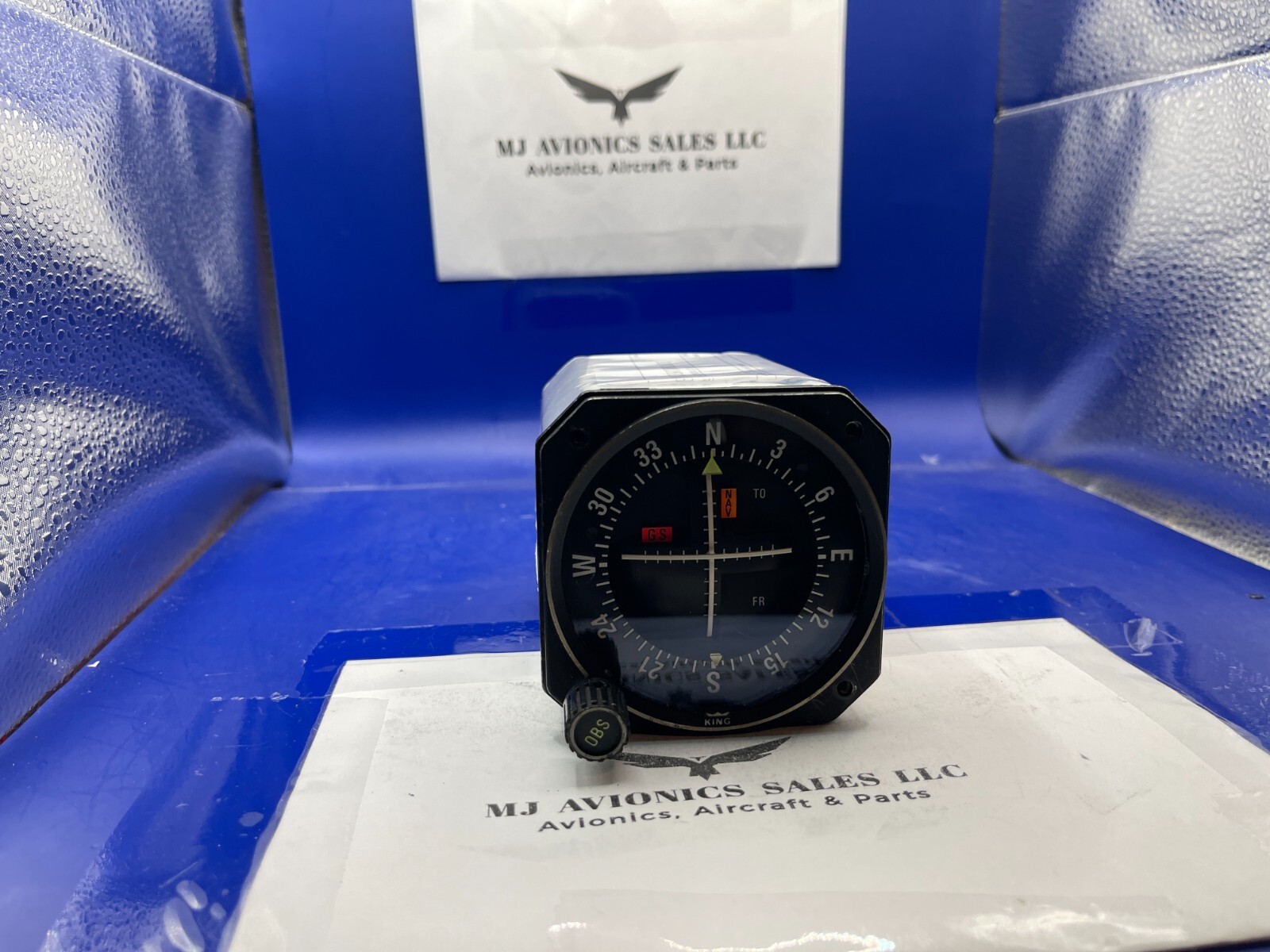 BENDIX/KING KI-206 VOR/LOC/ G/S INDICATOR P/N 066-3034-04 WITH FAA FORM ...