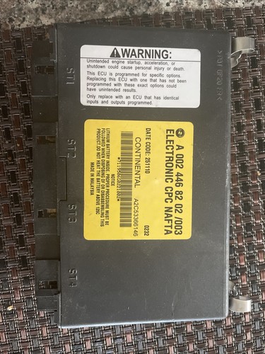 CPC NAFTA CONTROL MODULE A 002 446 82 02 /003 CONTINENTAL A2C53366146 ...