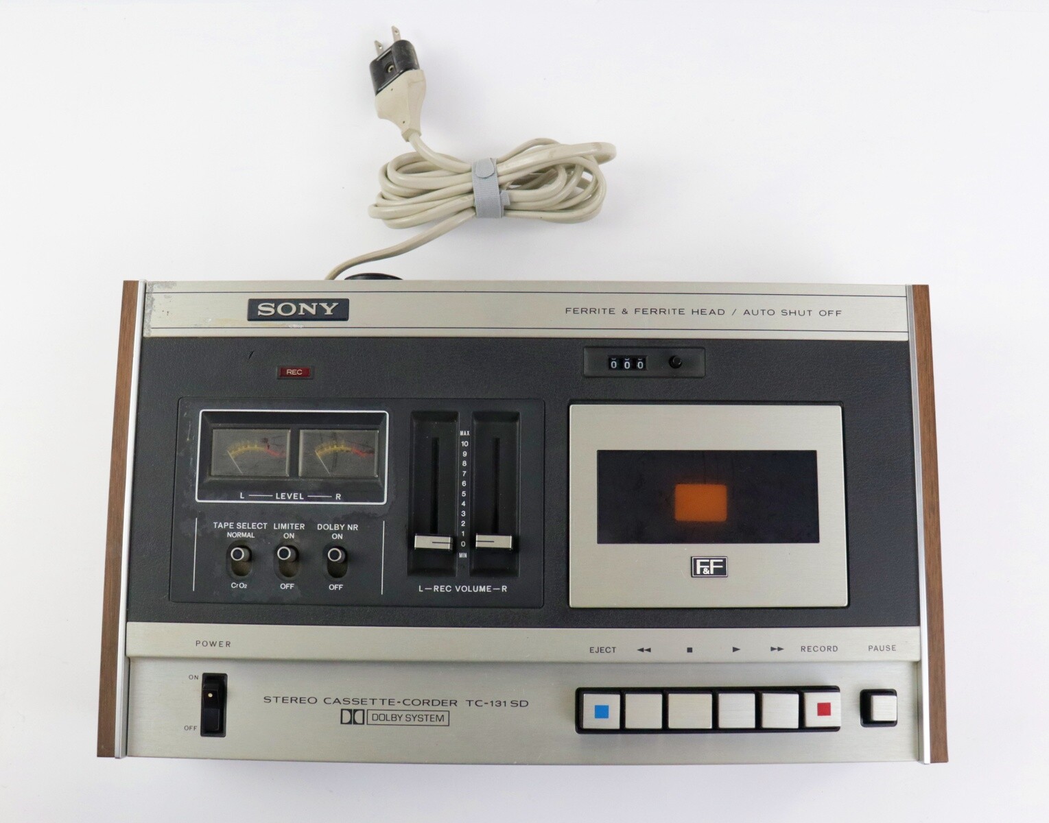 Vintage Sony Stereo Cassette-Corder TC-131SD With Dolby Ferrite ...