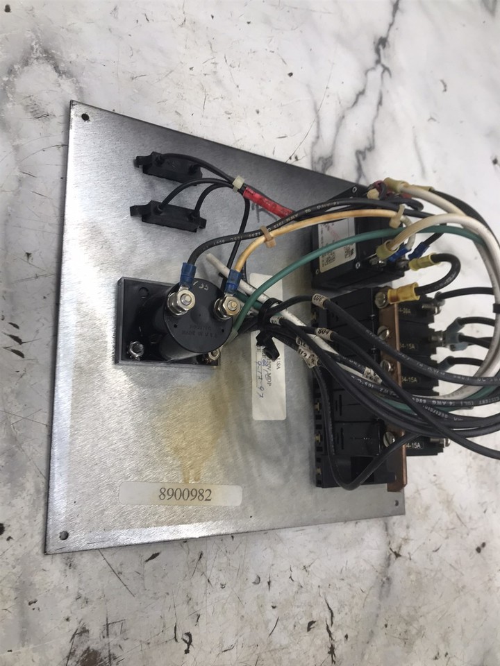 98 Sea Ray 290 Sundancer Boat main AC shore power switch control board ...