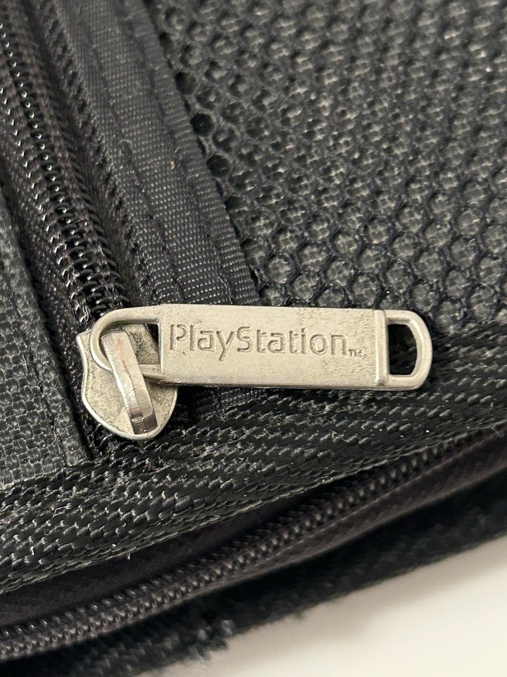Vintage Sony Playstation PS1 20 Disc Game CD Zipper Holder Carrying ...