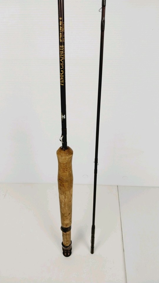 Vintage Fenwick HMG Graphite 2PC Fly Rod GFF756 7.5’ AFTMA No. 2 ...