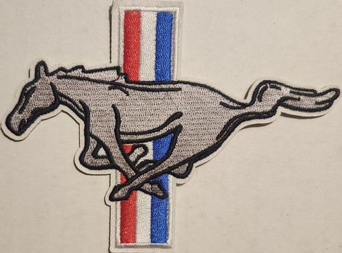 Ford Mustang embroidered Iron on patch racing automotive | eBay