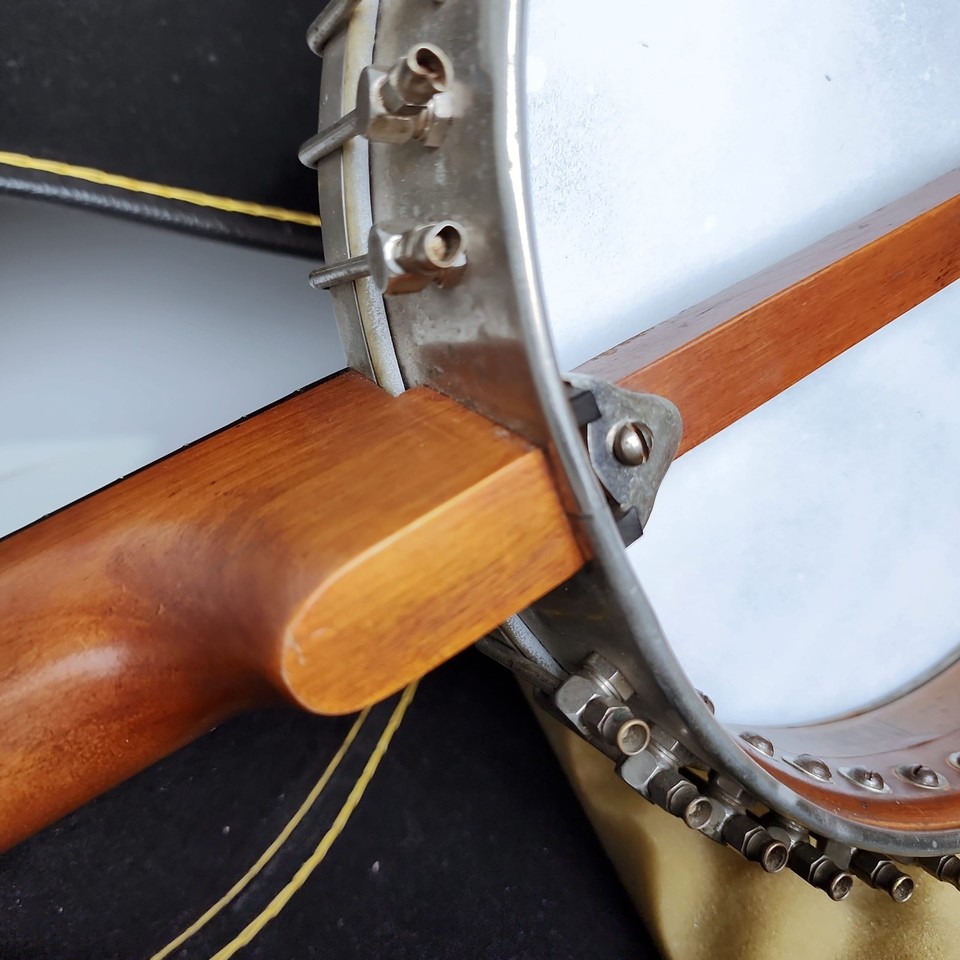 SuperTone The Challenge No 822 Banjo Antique 5-String Folk Instrument w ...