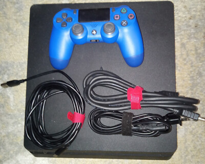 Sony Playstation 4 console, 500GB w/ 1 controller pwr, controller ...