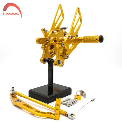 Motorcycle Racing Rearsets Adjustable Footpegs YZF R6 R6S 2006-2020 For ...