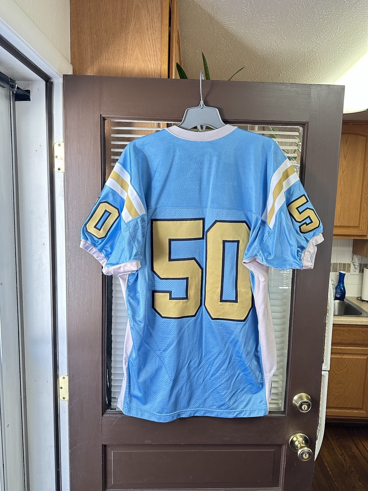 Authentic UCLA Bruins #50 TEAM ISSUED GAME WORN NCAA College Football ...