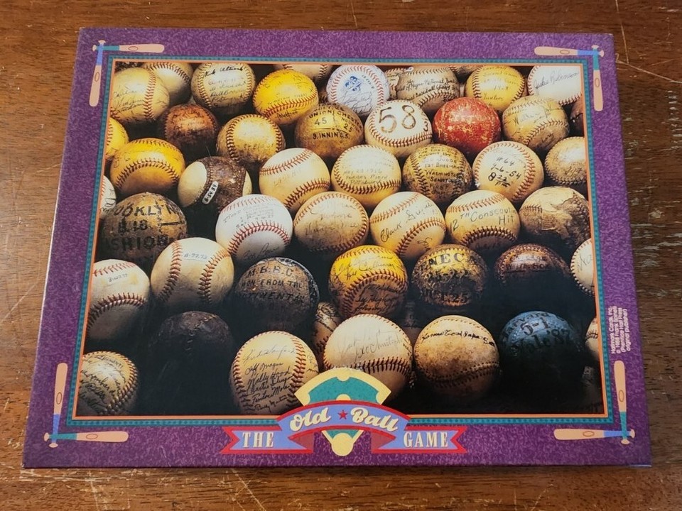 The Old Ball Game 500 Piece Jigsaw Puzzle 1988 Springbok Baseballs ...