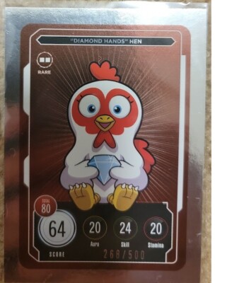 VeeFriends Compete & Collect - Diamond Hands Hen - Rare 268/500 | eBay