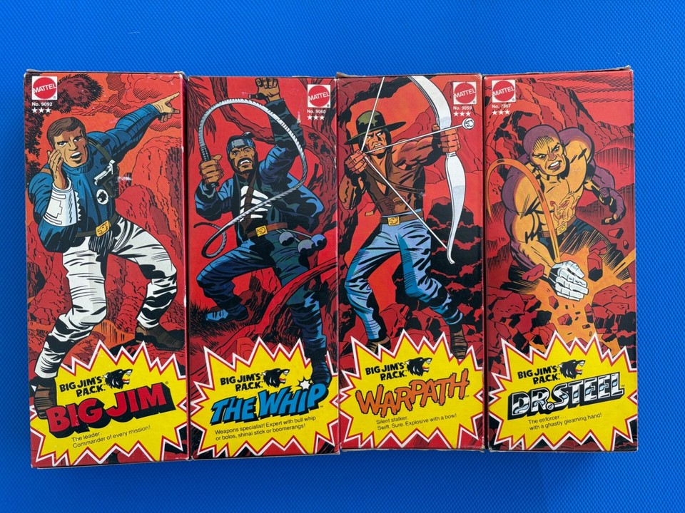 1975 Mattel BIG JIM PACK !!! Full Basic Set !!! FACTORY SEALED !!! very ...