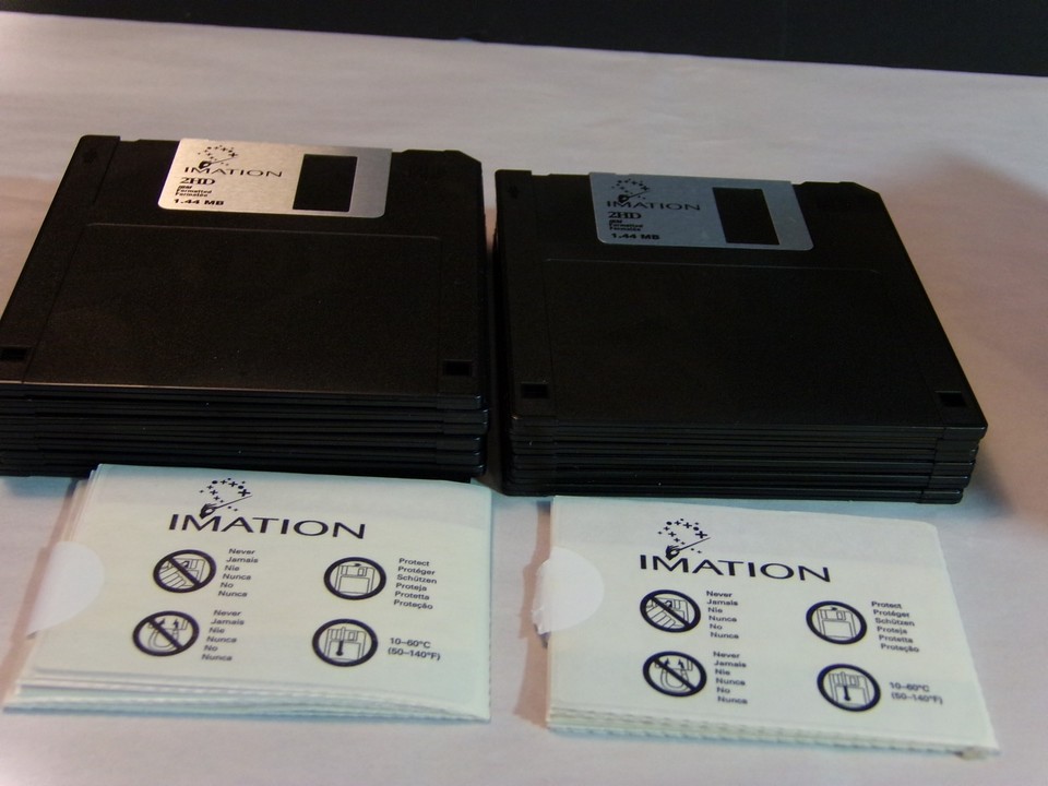 IMATION 2HD IBM Formatted Diskettes Write On Label 13 Diskettes | eBay