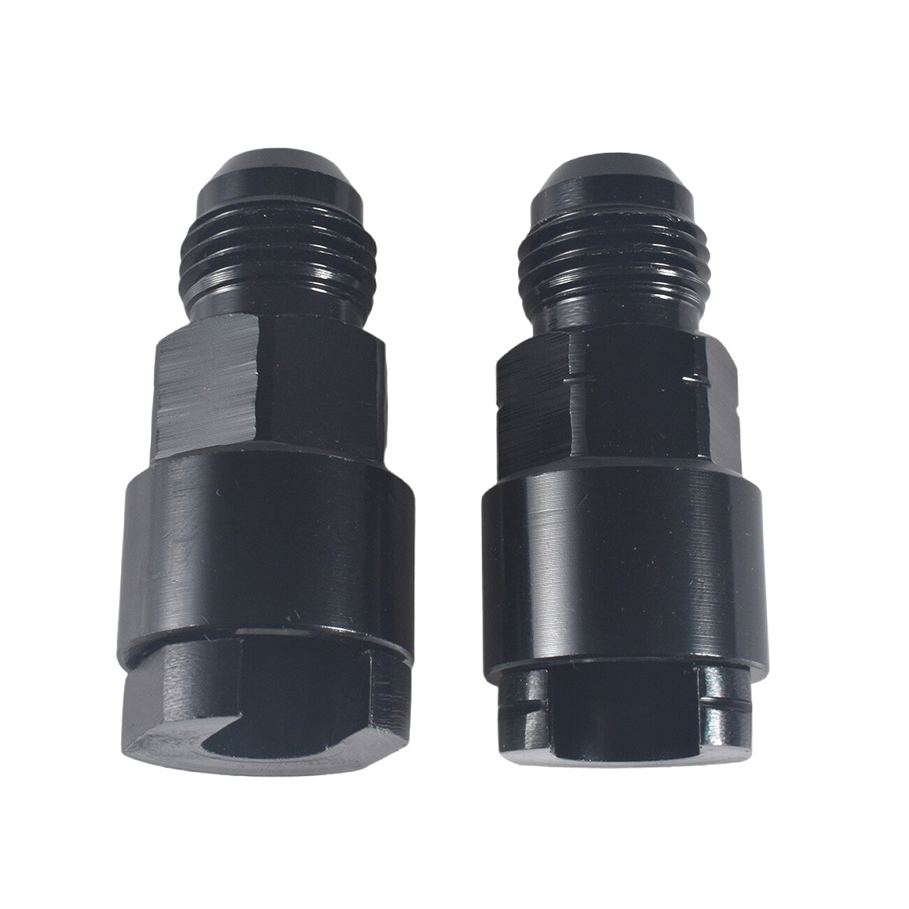 2x 6AN Fuel Adapter Fit For To 3/8 Or 5/16 GM Quick Connect W/Thread ...