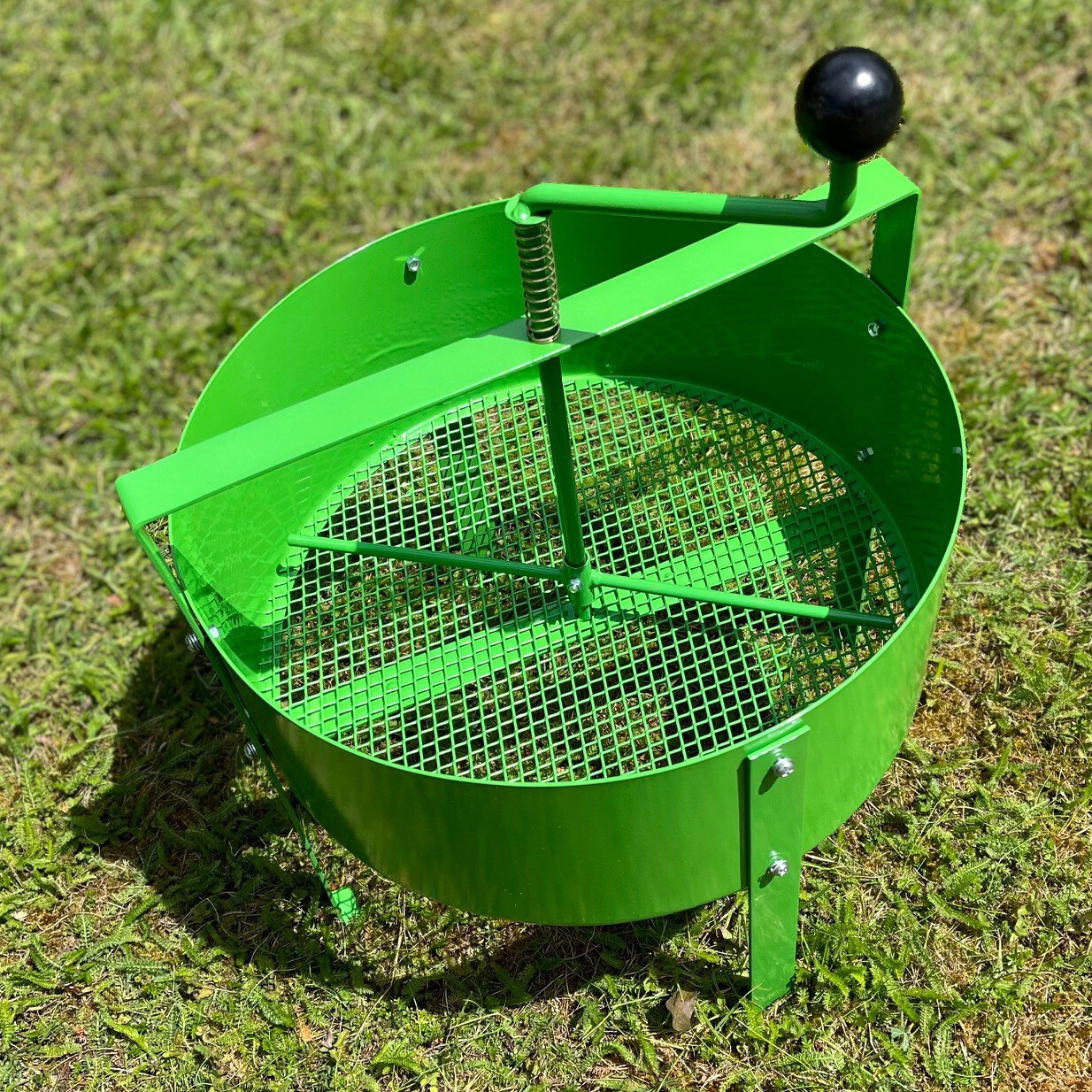 Rotary Soil Sifter Compost Sieve Large Earth Riddle Screener | eBay UK