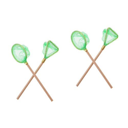 2 Pieces Mini-filet De Pêche Enfant Miniature Jouet Pour Les Enfants | eBay