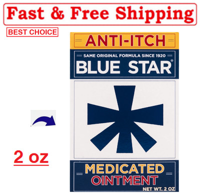 New Blue Star Anti-Itch Medicated Ointment, (2 oz )Best Price | eBay
