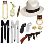 DELUXE 1920S GANGSTER PIMP ADULT FANCY DRESS COSTUME ACCESSORIES ...
