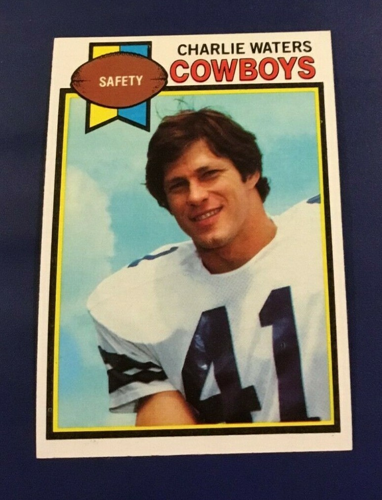 1979 Topps # 445 CHARLIE WATERS Dallas Cowboys NM-MINT Great Card ! | eBay