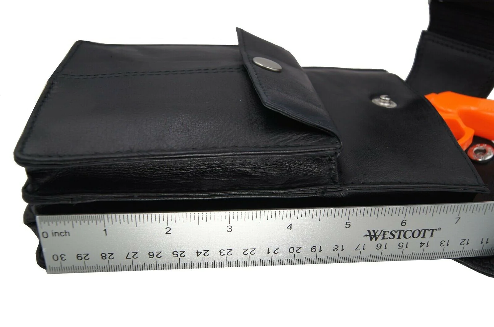 Handcrafted Leather Shoulder Men's Underarm Bag Hidden Pocket Holder | eBay