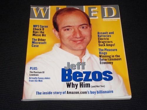 1999 MARCH WIRED MAGAZINE - JEFF BEZOS NICE FRONT COVER - L 18508 | eBay