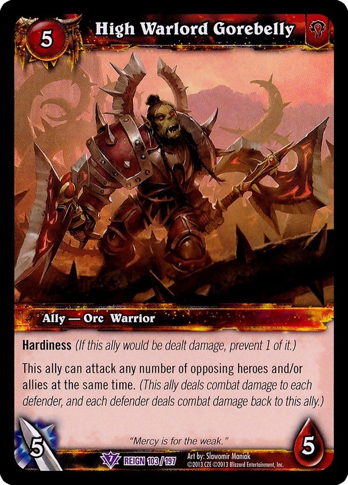 WOW TCG World of Warcraft : Reign of Fire Rare & Epic - SELECT YOUR ...