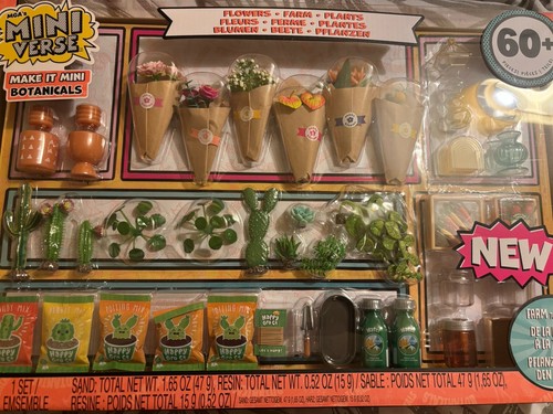 Make It Mini Botanical Deluxe Set - DIY Flower, Farm , Plants - 60 ...