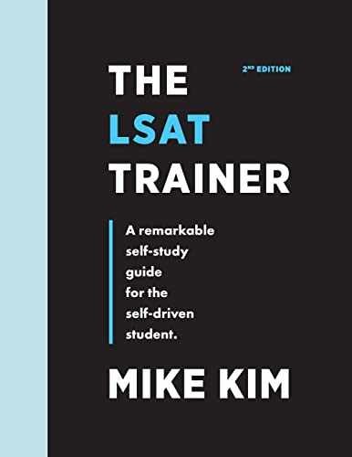 The LSAT Trainer: A Remarkable Self-Study - Paperback, by Kim Mike ...