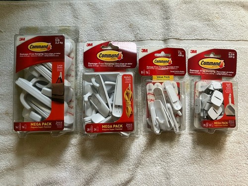 Command Brand Strips-70 Hook Lot-.5 Lbs, 1,3,5 Lbs | eBay