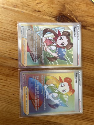 Pokemon Card - Roxanne (Full Art) Astral radiance And Rainbow Variant ...
