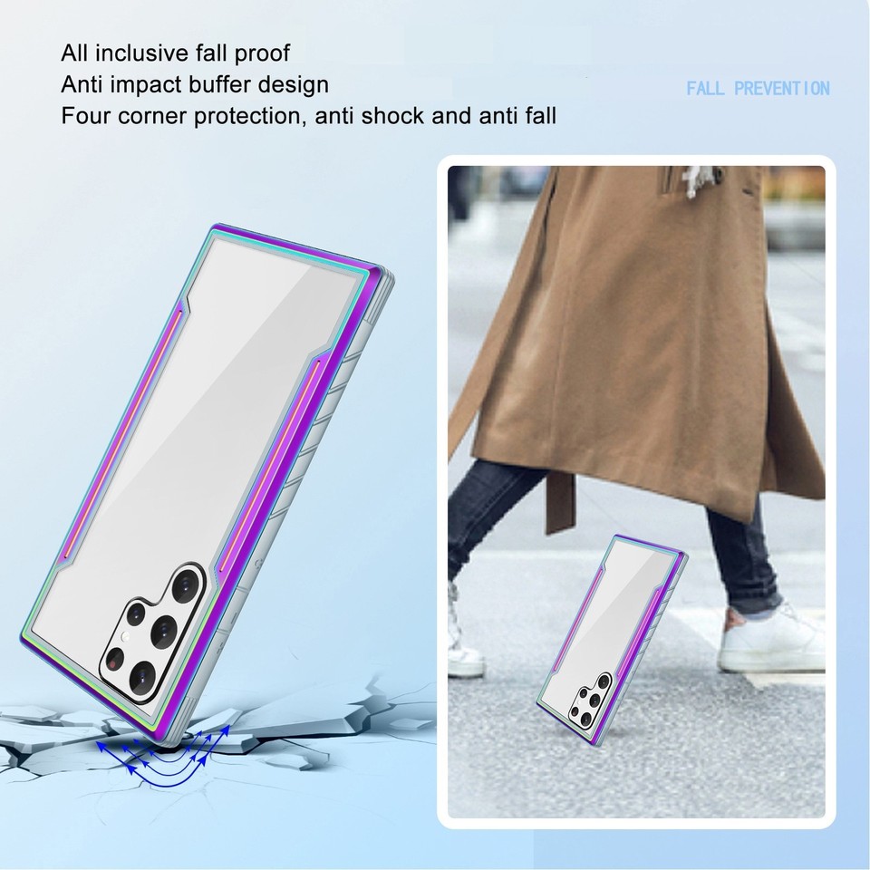 Clear Phone Case for 23 Ultra Shockproof Anti Drop Protection | eBay ...