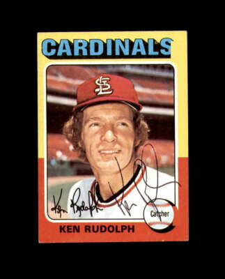 Ken Rudolph Hand Signed 1975 Topps St. Louis Cardinals Autographed | eBay