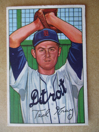 1952 Bowman TED GRAY Card #199 Detroit Tigers a | eBay