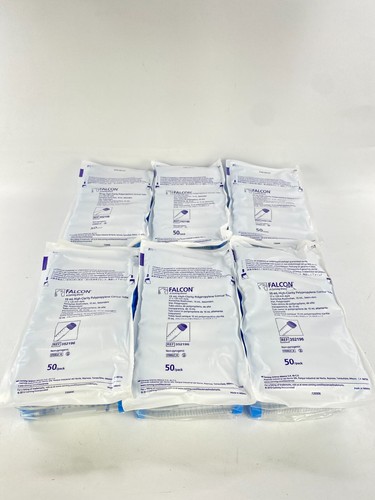 5 Bags of 50 BD Falcon 352096 15ml High-clarity Polypropylene Conical ...