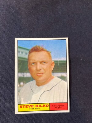 Pack Fresh 1961 Topps NM #184 Steve Bilko | eBay