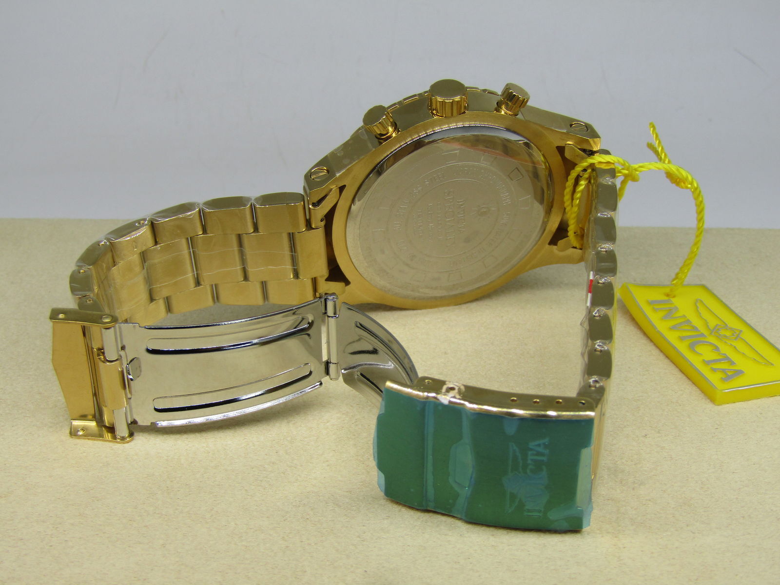 Invicta Men's 50mm Specialty Quartz Watch Gold/Gold 1270 | eBay