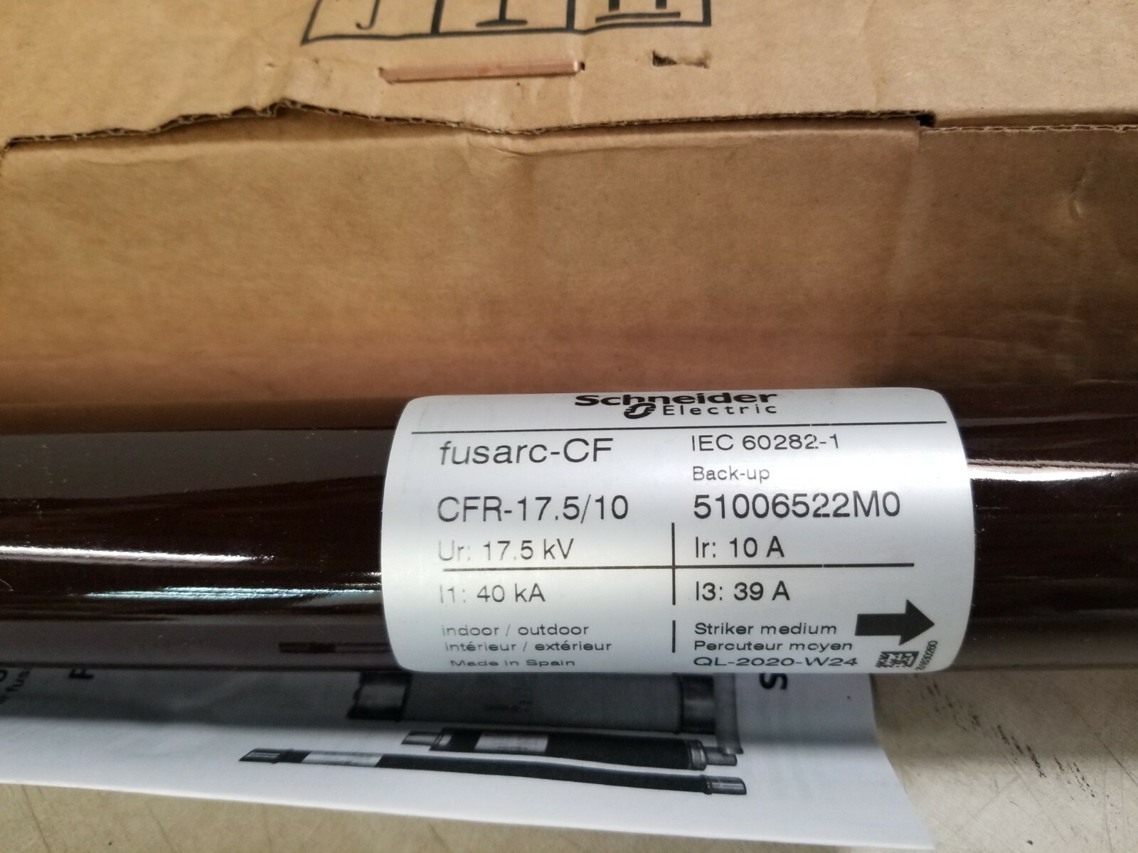 Schneider Electric Fusarc CF 17kv (CFR-17.5/10) | eBay