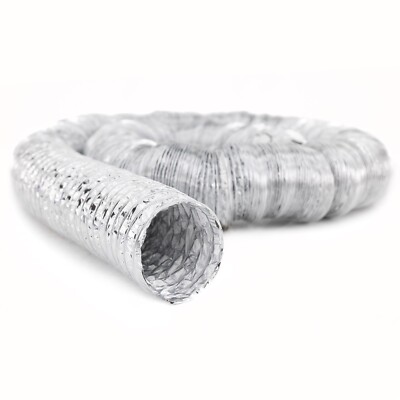 RecPro RV 2-Inch Flexible Foil Air Duct Hose | Non-Insulated Foil ...