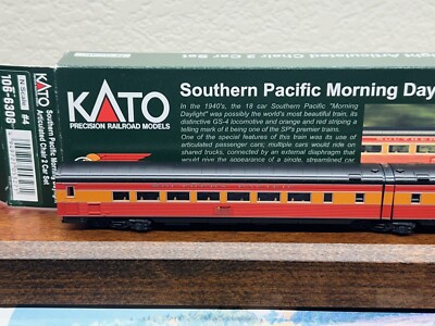 SOUTHERN PACIFIC " MORNING DAYLIGHT " ARTICULATED CHAIR N Scale "KATO ...