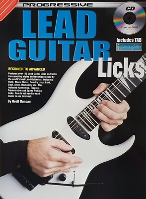 Learn How To Play Guitar Licks - Lead Guitar Licks - TAB Music Book ...