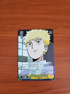 Weiss Schwarz Mob Psycho 100 - Teruki: Awakening Lab - MOB/SX02-006 R ...