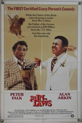 THE IN-LAWS FF ORIGINAL ONE SHEET MOVIE POSTER PETER FALK ALAN ARKIN ...