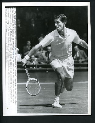 Ken Rosewall in action during Wimbledon Tennis 1956 Press Photo | eBay