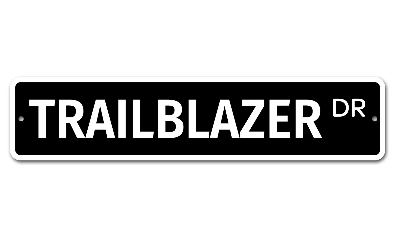 7666 SS Trailblazer 4" x 18" Novelty Street Sign Aluminum | eBay