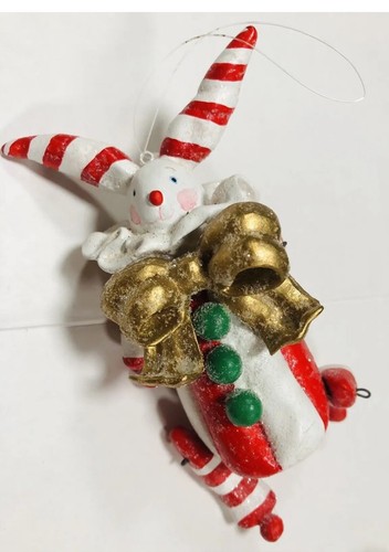 Bunny Rabbit Jester Ornament Christmas Vintage | eBay