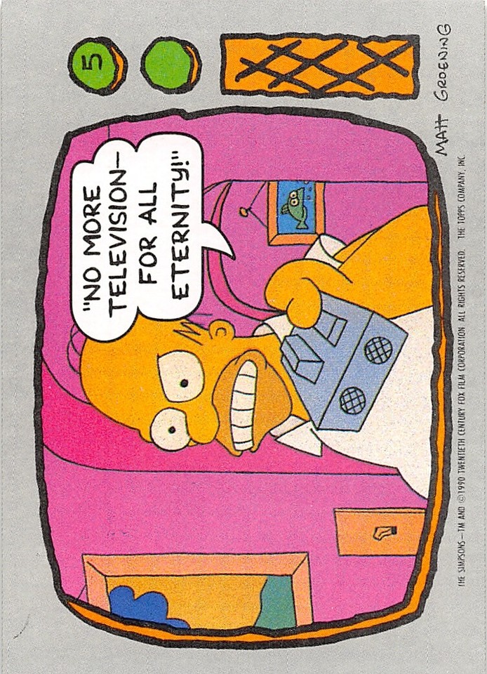 THE SIMPSONS 1990 TOPPS PICK-A-CARD #1 thru #88, STICKER #1 thru #22 OR ...