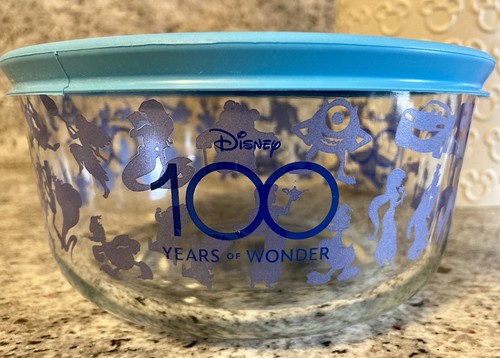 Disney 100 year anniversary pyrex 4 Cup Container With Lid | eBay
